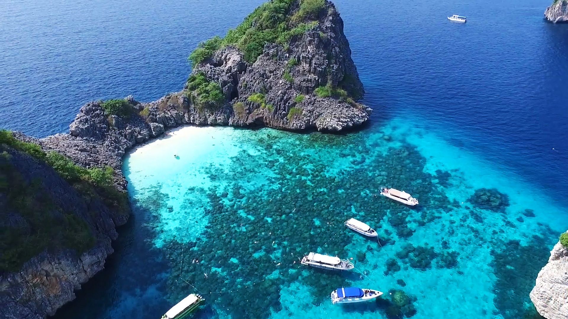 Krabi Koh Rok + Koh Ha Island Tour Excursion Price: ฿2059 - Big Tour Viago